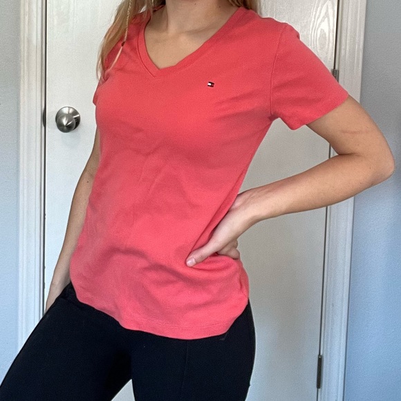 Tommy Hilfiger | Tops | Tommy Hilfiger Coral Tee | Poshmark